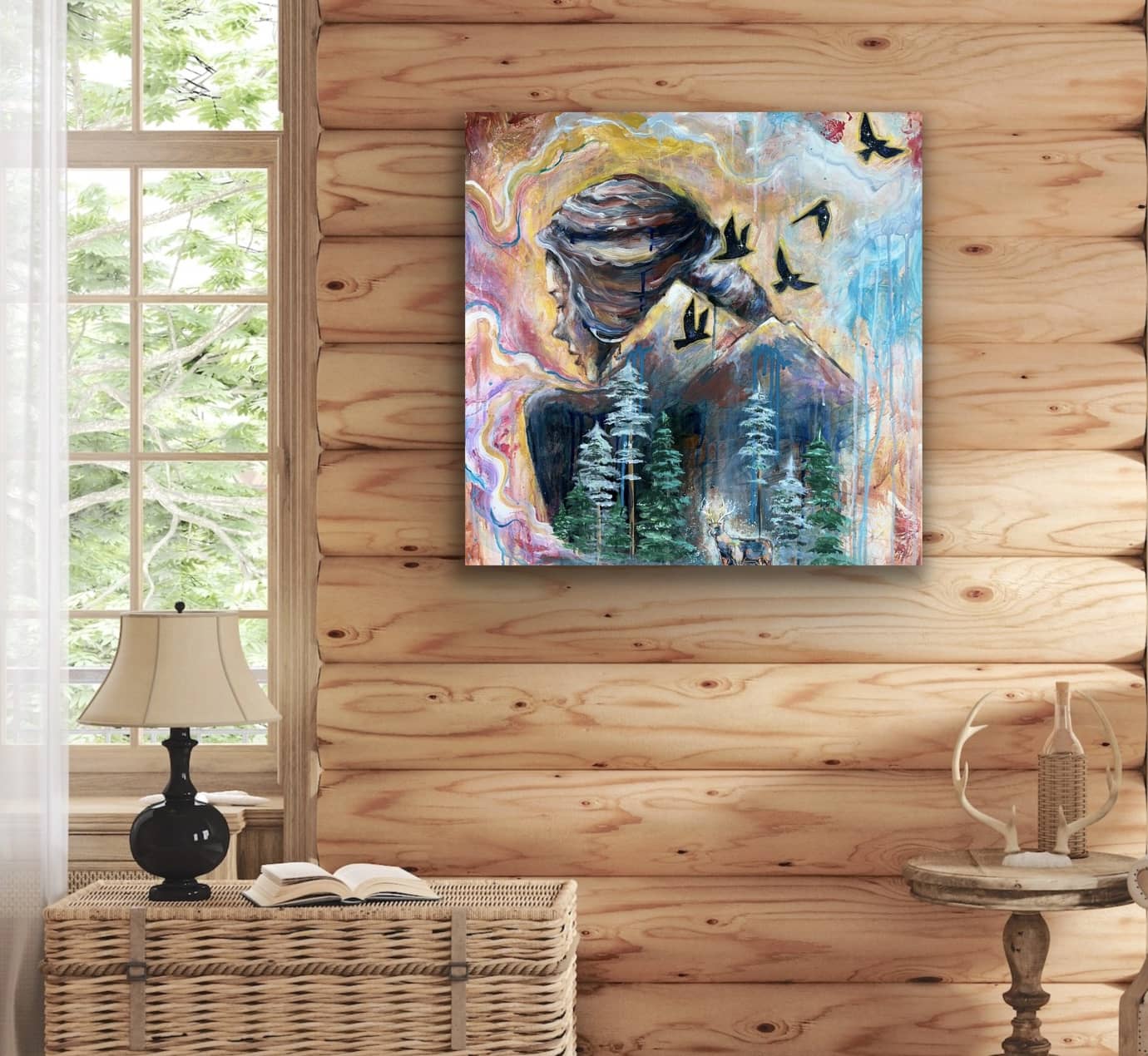 "Mountains We Climb" Signed Giclee Canvas Print