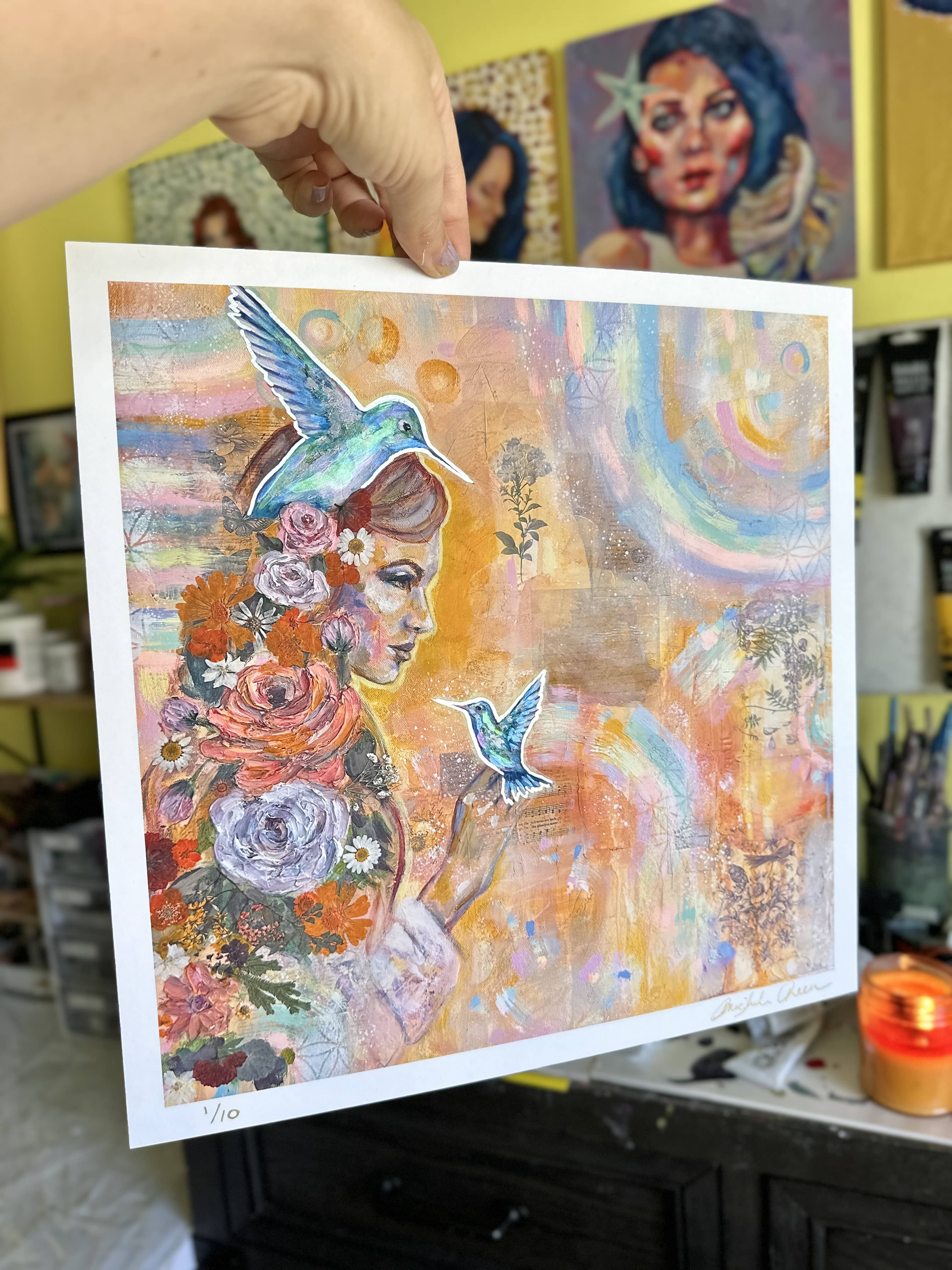 "Light Workers" Limited Edition Art Print 12x12